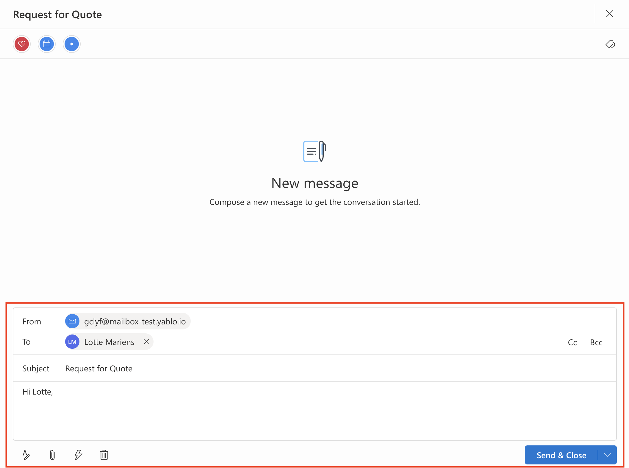 Compose messages – Yablo